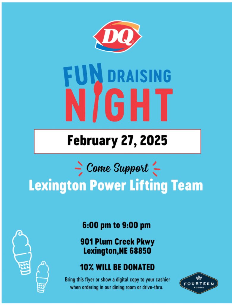 Powerlifting Dairy Queen Fundraising Night – Lexington Public Schools